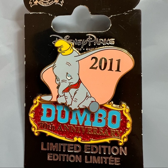 Disney | Other | Rare Disneys Dumbo 7th Anniversary Trading Pin | Poshmark